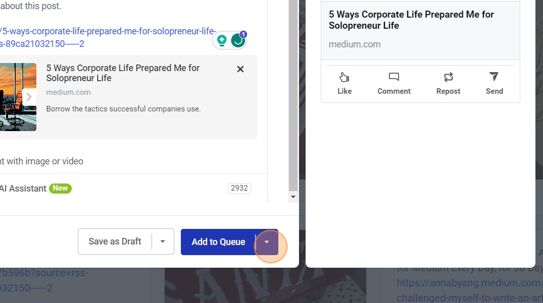 Automatically Send Your Published Content to Buffer
