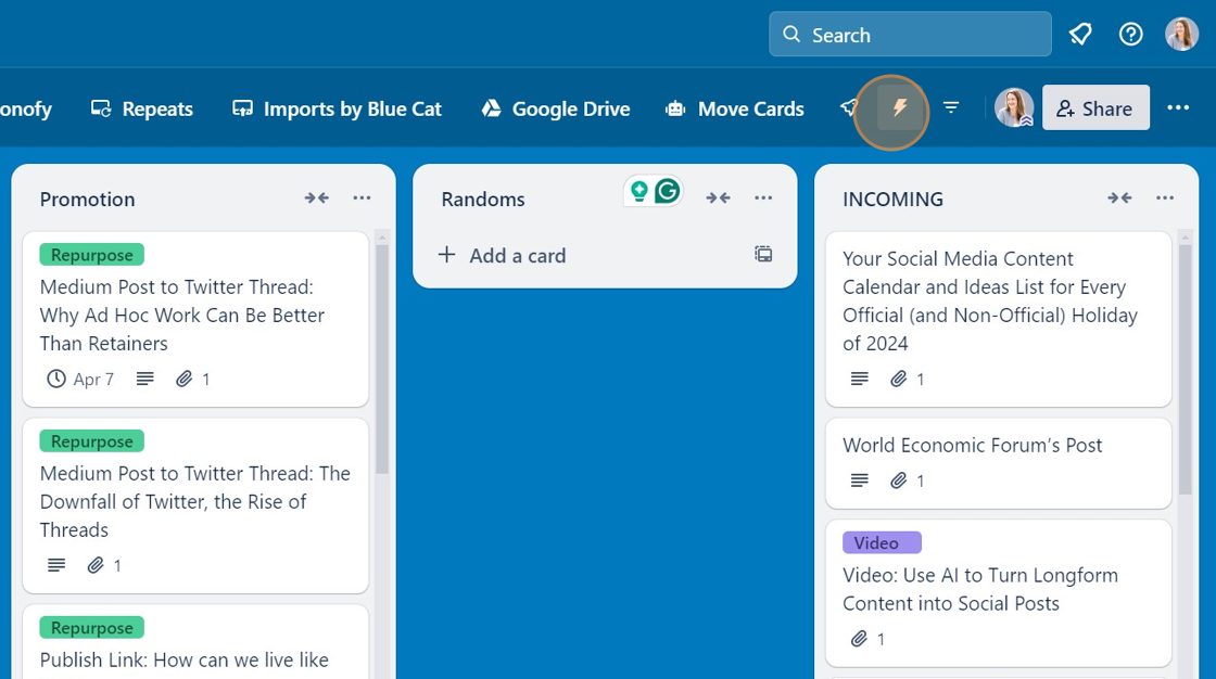 Use Automation to Add Random Cards to a Trello List